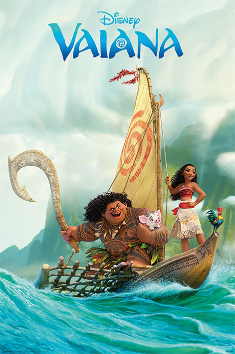 Affiches & posters Poster film d'animation Vaiana la légende du bout du ...
