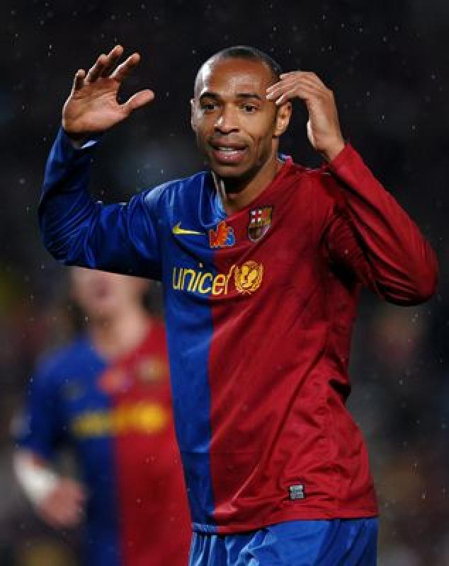 Affiche du FC Barcelona Thierry Henry - acheter Affiche du FC Barcelona ...