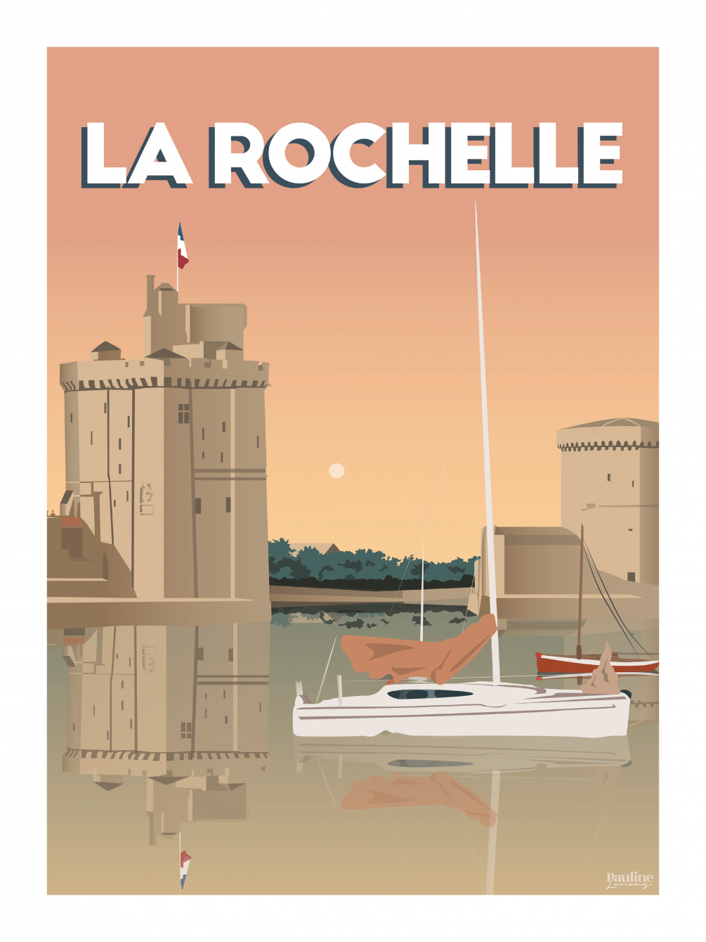 Affiches & posters Poster photo illustration La Rochelle